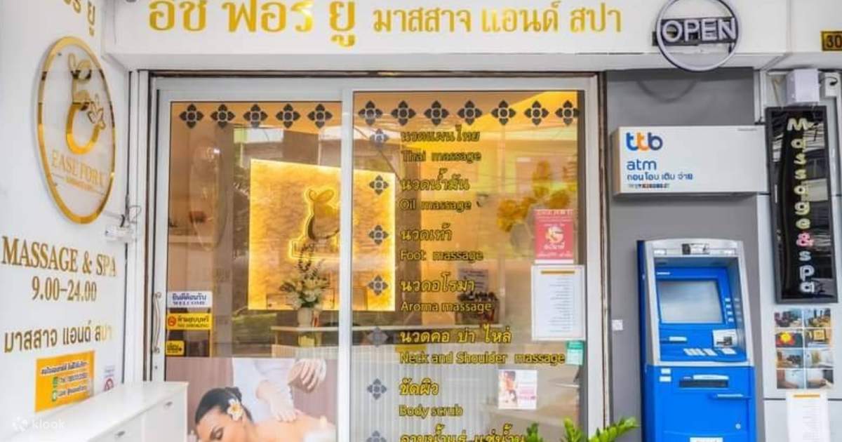 Trải nghiệm dịch vụ massage và spa Ease for U tại Bangkok - Klook Việt Nam